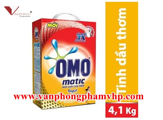 Hộp Bột Giặt OMO Matic Hương Comfort (4.1kg) - VĂN PHÒNG PHẨM VINHEMPICH